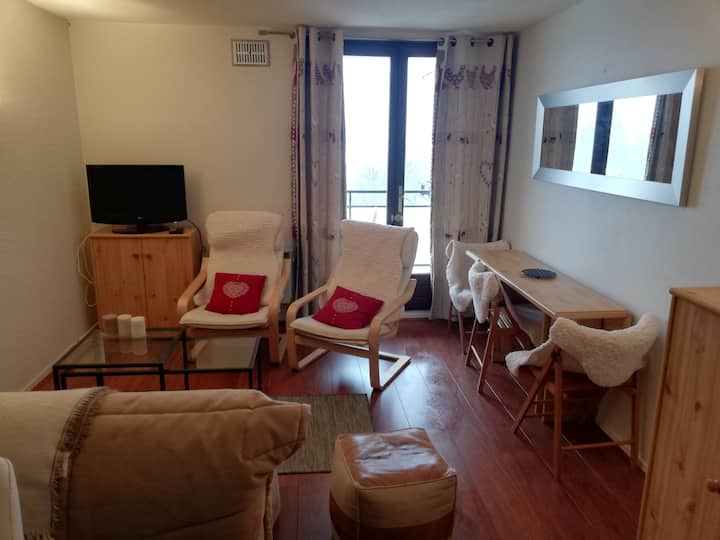 Appartement Cosy T1 Cabine à 100m Des Pistes - Ax 3 Domaines