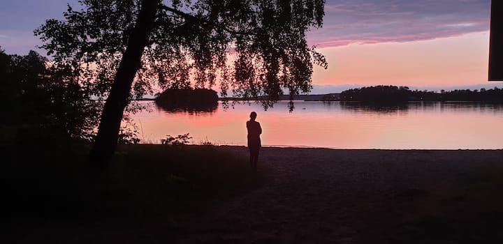 Stor Villa 250m Till Vättern - Vadstena