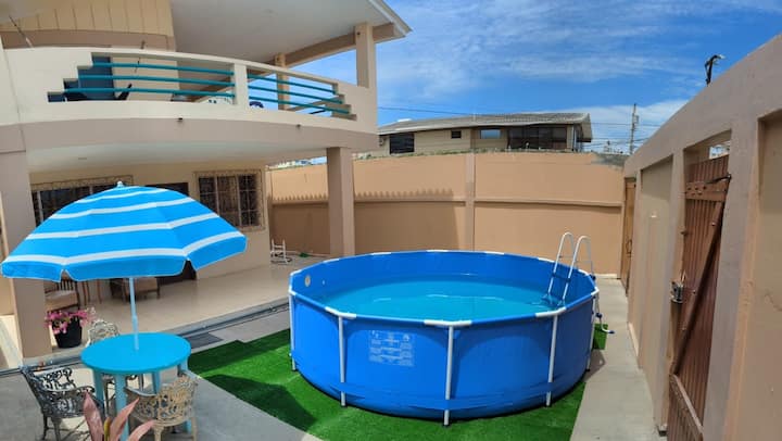 Casa A 2 Cuadras Del Mar 12 Personas Wifi Netflix - Salinas