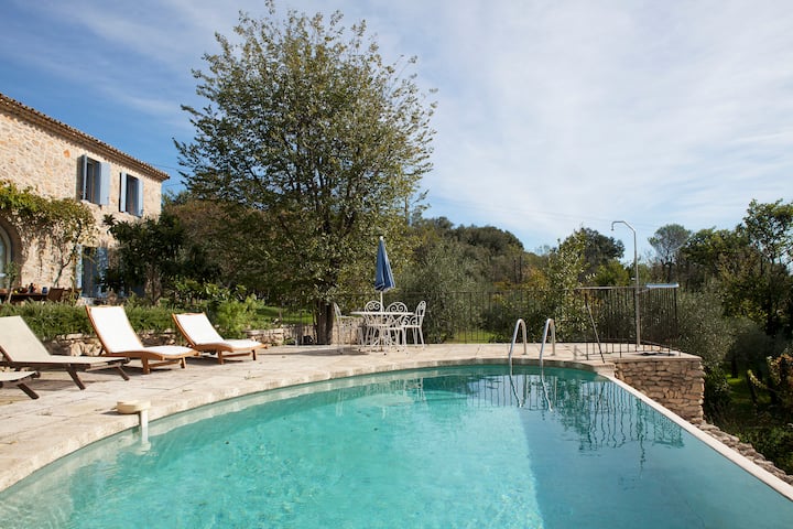 Maison Bioclimatique En Pierre.piscine. Oliveraie - Sommières