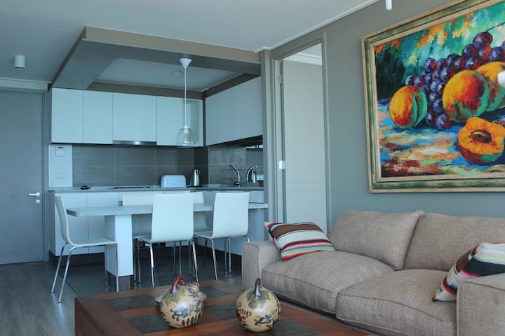 Cómodo Departamento Con Gran Vista Al Mar - Chile