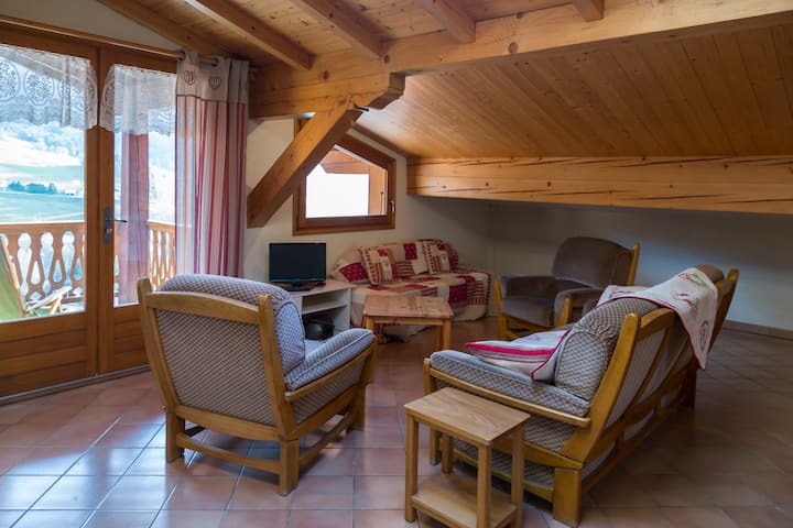 Aux Nivéoles, Un Appartement Douillet - Megève