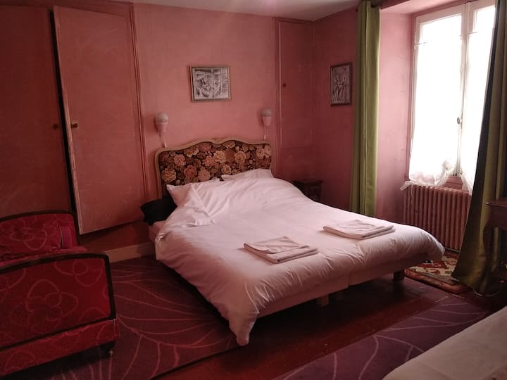 Chambre Triple(rose) Sdb Entre Châteaux Et Beauval - Montrichard