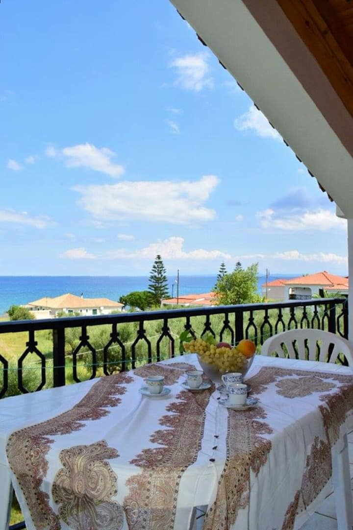 Appartement 'Up' Idéal Famille Avec Vue Sur La Mer - Zante