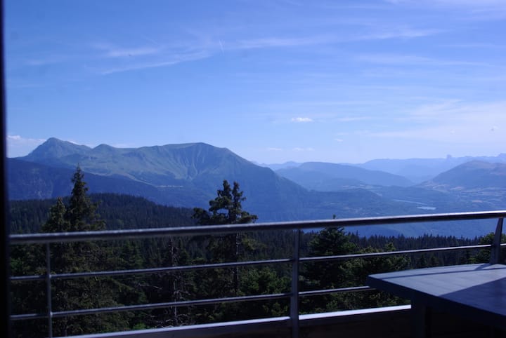 Pied Des Pistes, Vue Magnifique, Terrasse, Piscine - Station de l'Alpe du Grand Serre
