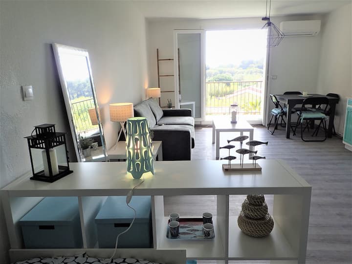 Studio Cosy Vue Mer Proche Des Plages Et Village - Île de Porquerolles