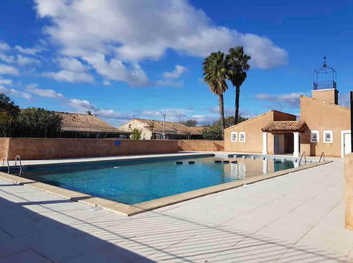 Villa Domitia Loupian Piscine-tennis-clim-pkg-wifi - Mèze