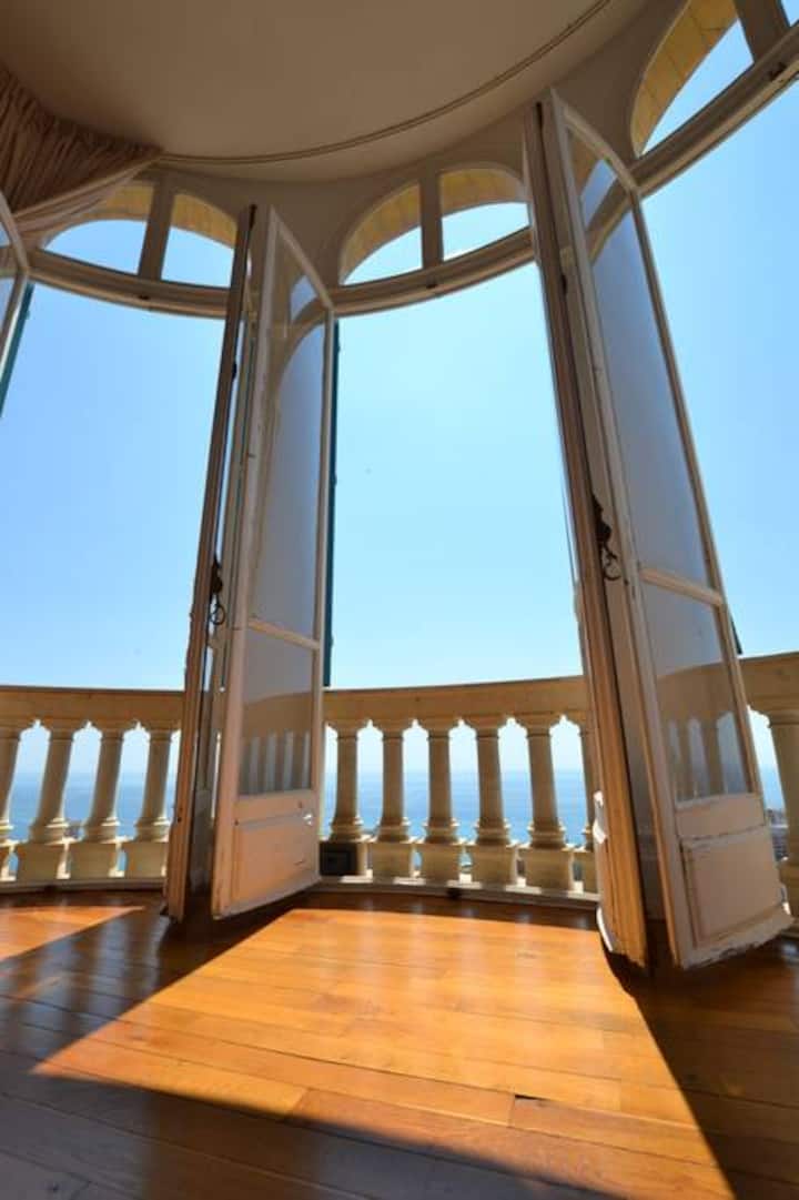 Monaco Blue Sea Over Wide Balcony - Beausoleil