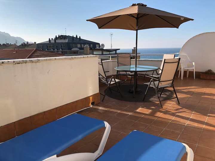 Apartamento Primera Línea De Playa + Wifi + Garaje - Zarautz