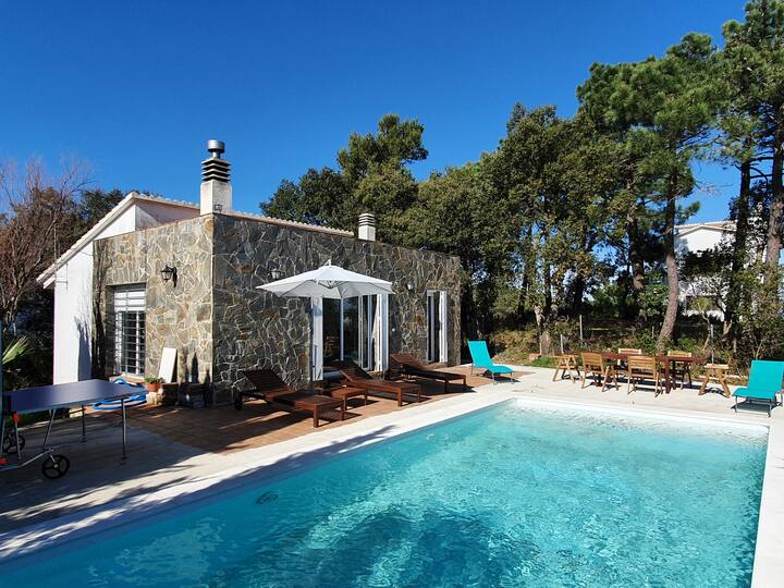 Villa Met Zwembad, Panoramisch Uitzicht Op Zee En De Bergen, Op 10 Minuten Van De Stranden - Santa Susanna