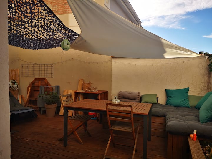 Superbe Appartement Avec Terrasse - ペルピニャン