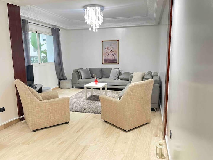 Spacious & Cozy Apt. In The Center L Free Parking - Casablanca