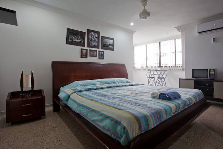 King Bed Air Conditioned Space With Sea Views #2 - Cartagena