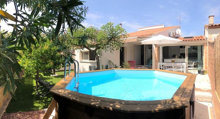 Grande Villa 180m² Avec Piscine Entre Terre Et Mer - Montpellier