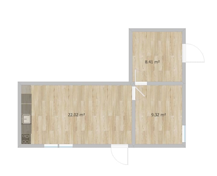2 Rooms Apartments - Kristiansand
