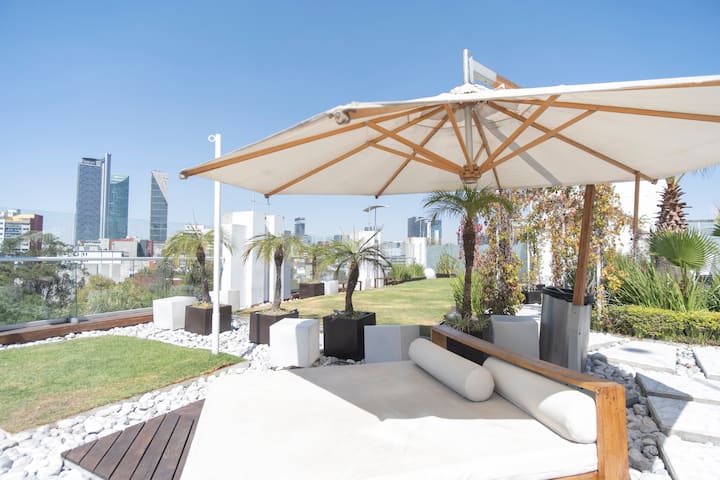 Modern Apt, Roof Garden, Pool And Gym @ Condesa! - México