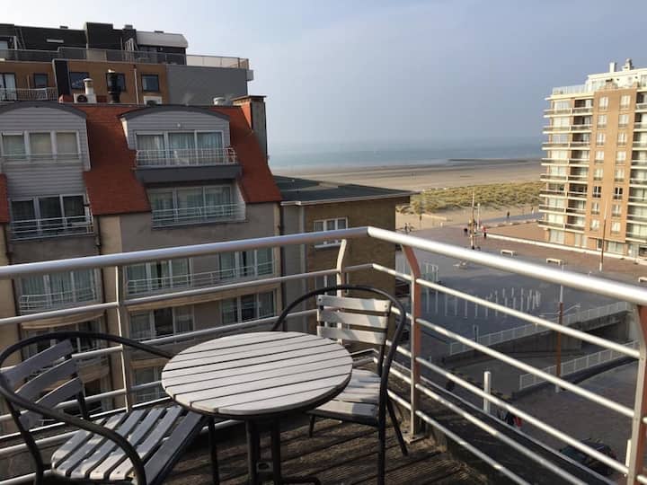 Appart Cosy Avec Terrasse Vue Sur Mer à Nieuport - Nieuwpoort