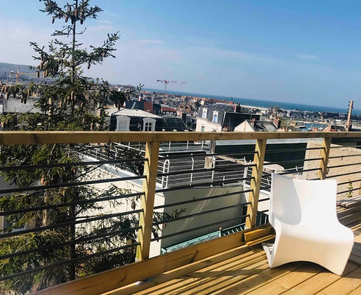 Maison 150m2 & Grande Terrasse Avec Vue Sur La Mer - Normandía