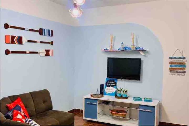 Lindo Apto A 450m Da Praia Do Tenório Com Wi-fi - Ubatuba