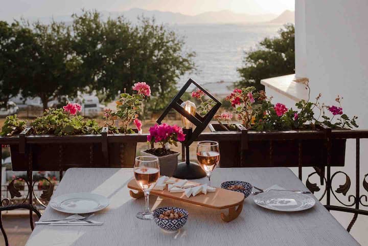 1 Br Brand-new Flat With Amazing Sea View-d - Akyarlar