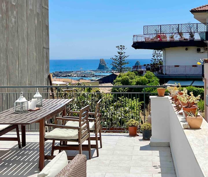Chic & Modern By The Sea- Casa Oliva, Aci Trezza - Aci Castello