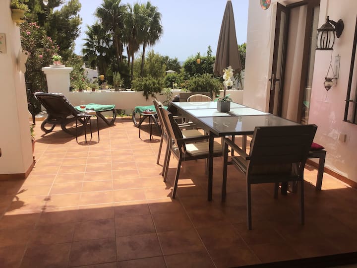 Stylish Apartment 2bed 2bath Terrace Garden& Views - Nerja