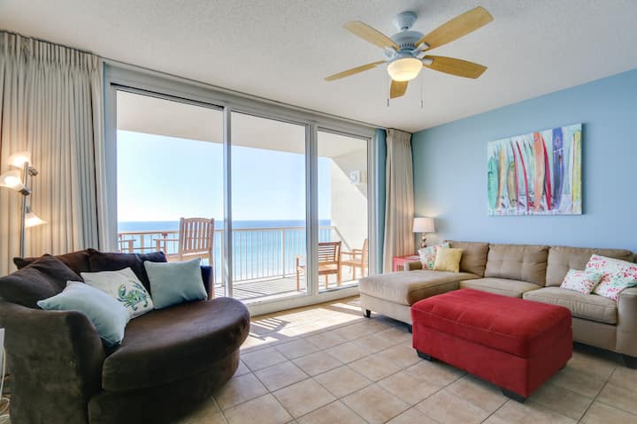 Beachfront-corner Unit, Stunning Views Majestic! - Panama City Beach, FL