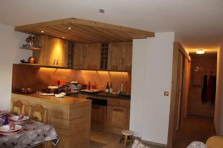 Appart Cosy Ski Aux Pieds Vue Mont Blanc - Sallanches