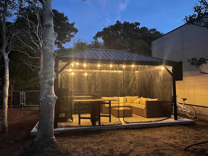 雨の日もお庭でBbqが出来る 一棟貸しハウス - 茂原市