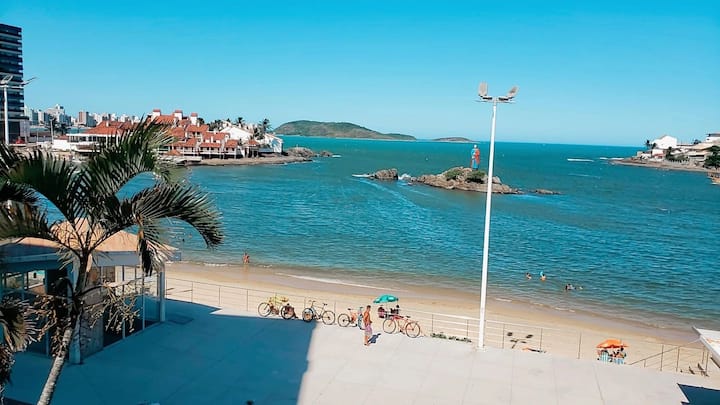 Ap. Frente A Praia Com Varandão! - Guarapari