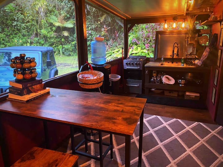 Rainforest Tea House W Pool /Rental Car Options - Pahoa, HI