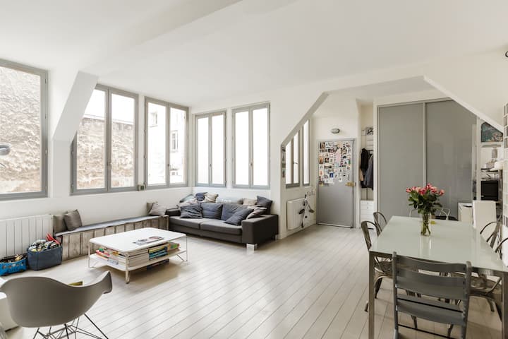 Peaceful Family Loft Bastille 70m2 - Paris