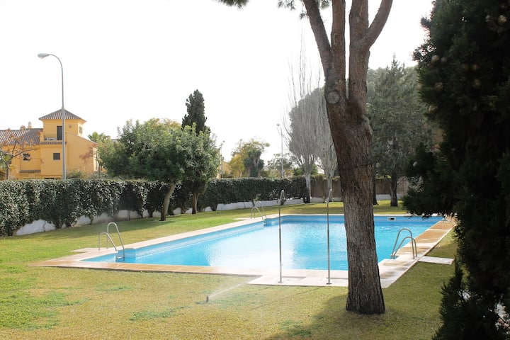 Large Apartment With Pool Near Beach In Las Redes - Puerto Real