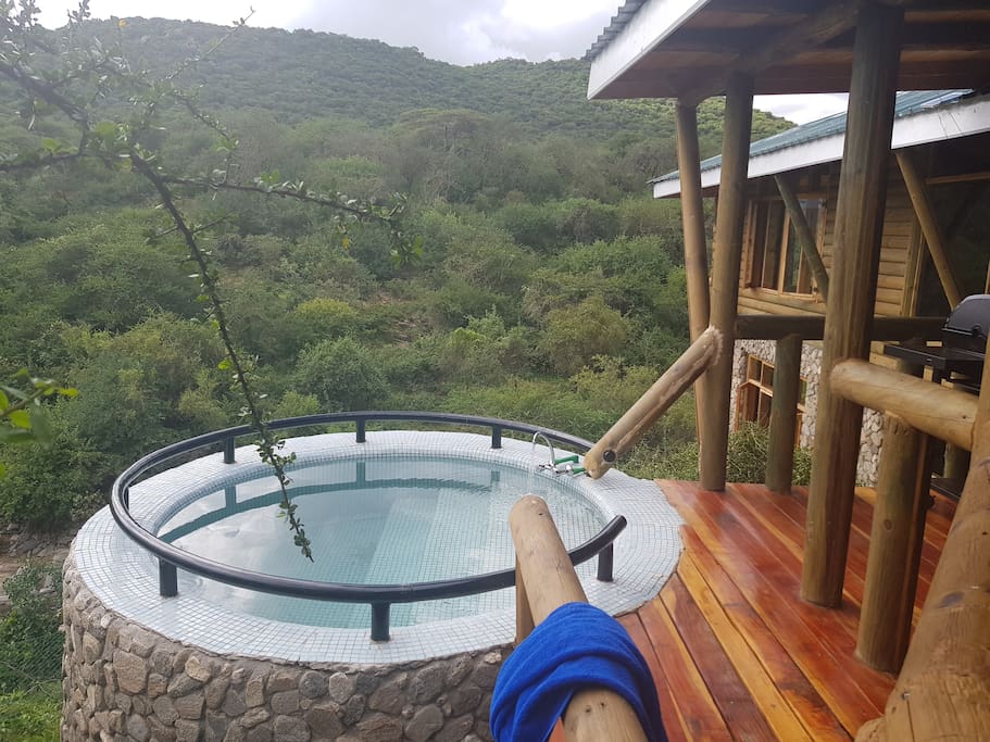 Olelek Ranch House - a log cabin in the bush - Cabins for Rent in ...