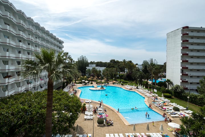 Sunny Apartment With Pool And Children's Area. - Alcúdia