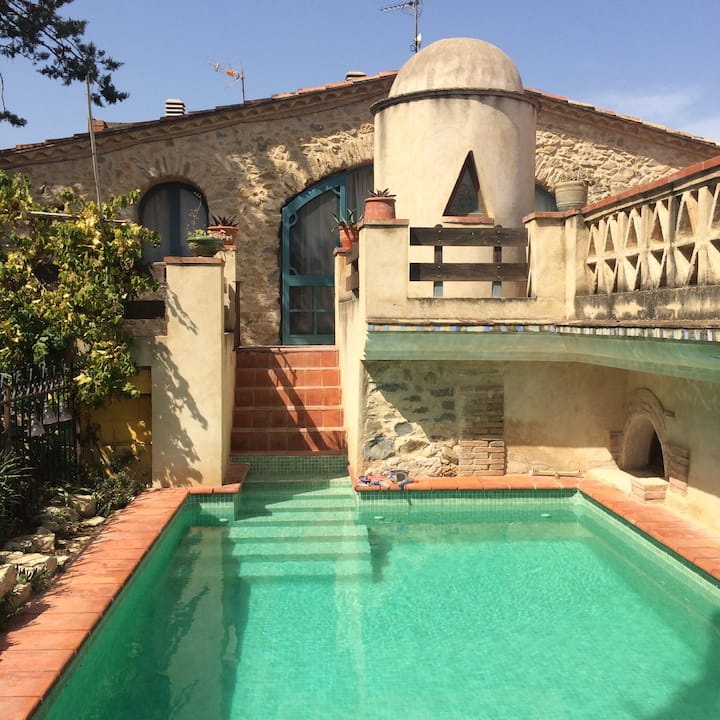 Ensoleillé , Piscine, Jardin - Figueras