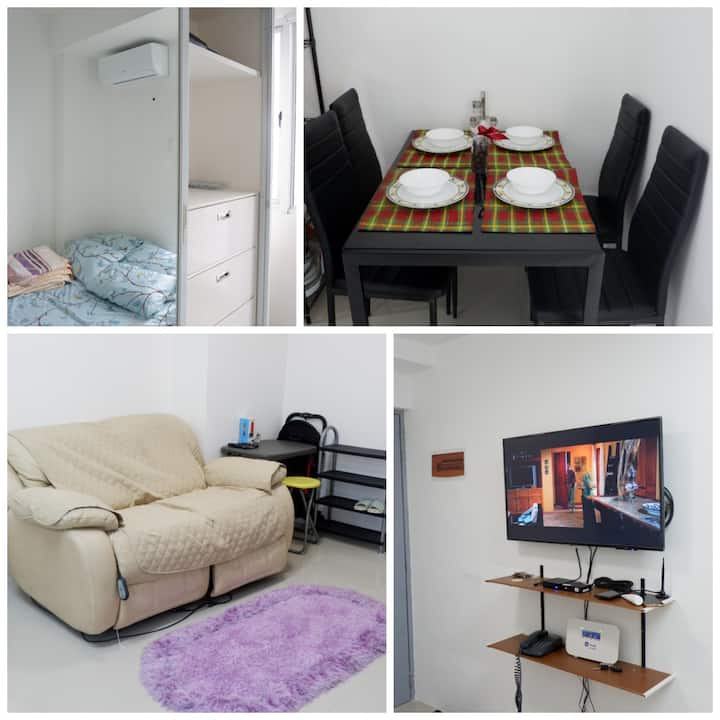 2br Penthouse Grass Residences Wifi+netflix - Quezon City