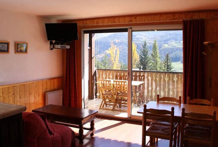Studio Spacieux Balcon Terrasse Plein Sud 4pers - Barcelonnette