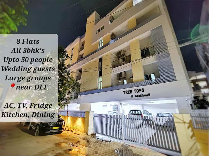 3 Flats, 9 Rooms, Upto 27 Wedding Guests, Lrge Grp - Hyderabad