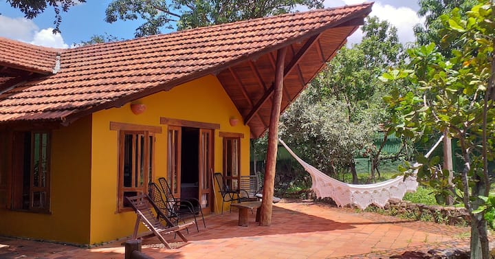 Chalé Cristal, Linda Casa Na Chapada Dos Veadeiros - São Jorge