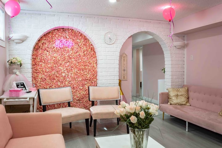 Pink Bnb Basement Apartment By 403, 427, 401 - Toronto