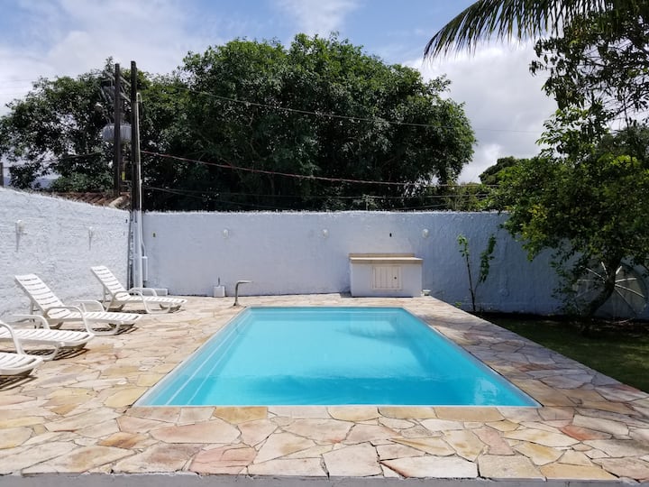 Casa Com Piscina E Ar Condicionado Em Bertioga - Bertioga