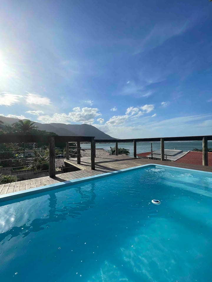 Casa Ampla, Com Piscina 5 Quartos, Beira Mar - Palhoça