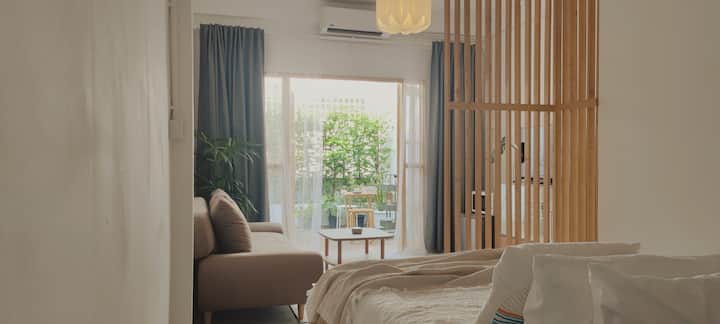 Rooftop Terrace Room 2mins From Bts Ratchathewi - Bangkok
