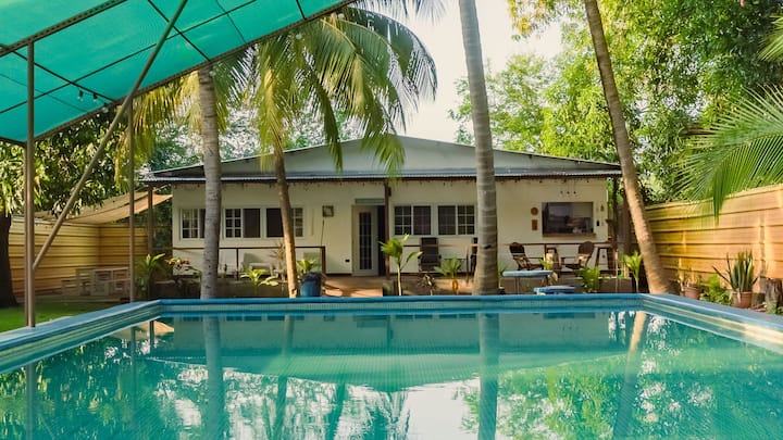 Beach House, 2nd Row, Wifi, Air-cond, Big Pool - El Salvador