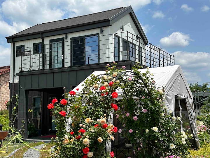 “별스테이” 마당에서 즐기는 캠핑과 불멍,별보기,예쁜 꽃과 함께 힐링 할 수 있는 곳 - 금산군