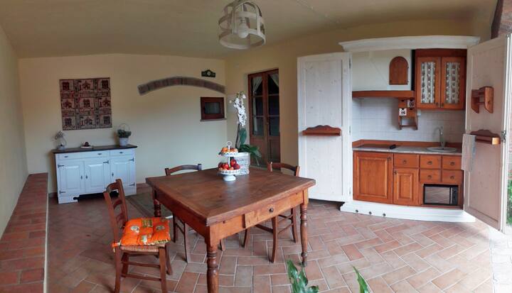 Spazioso Bilocale Con Gazebo E Vista Panoramica - Castagneto Carducci
