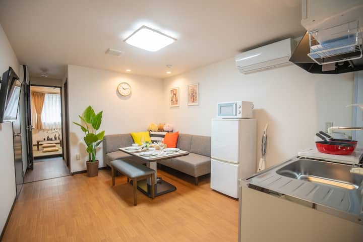 ☆黑門居☆ 4室1厅2卫2浴 黑门市场0分钟/高岛屋,难波,心斋桥徒步5分钟! - Namba Station - Osaka