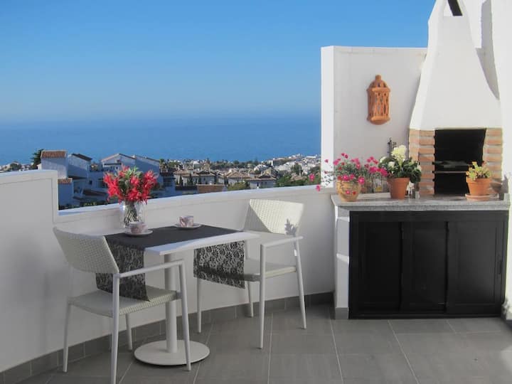 Luxery One Bedroom Apartment With Seaside View - Frigiliana