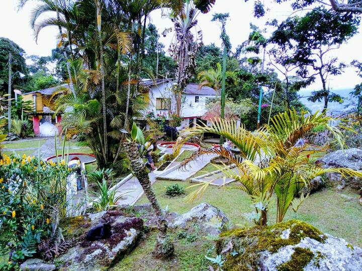 Finca Mini Golf, Piscina, Sauna, Turco, Jacuzzi - San Antonio Del Tequendama